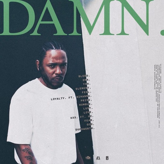 Kendrick Lamar ‘DAMN.’ Cover & Tracklist | Rap Radar