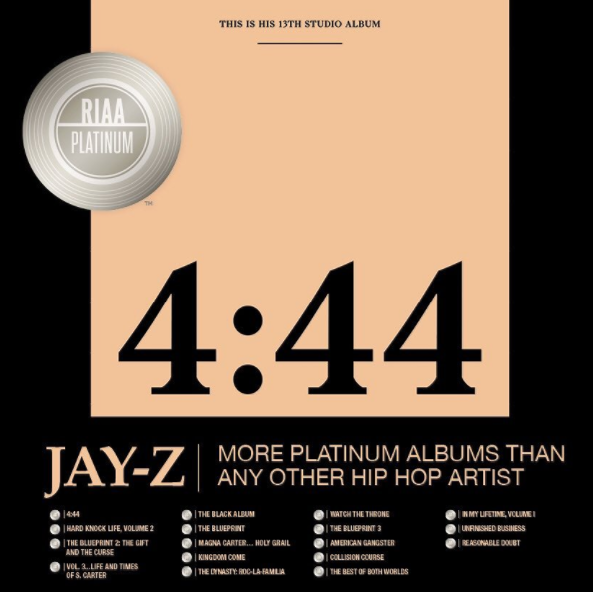 JAY-Z ‘4:44’ Certified Platinum | Rap Radar